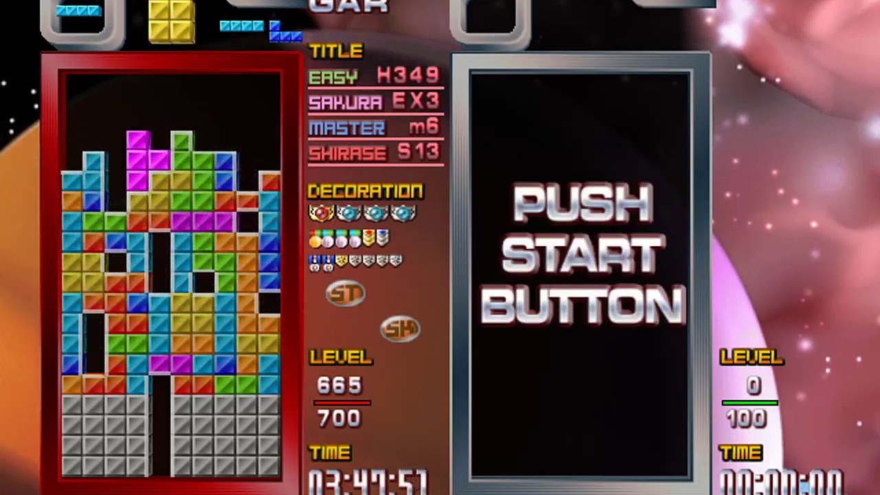 Tetris: The Grandmaster 3 Shirase Level 1300 (W) - YouTube