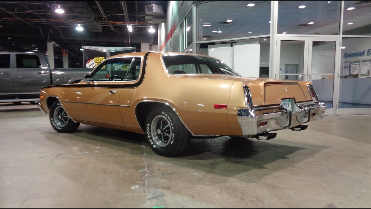 1975 Plymouth Road Runner 400 CI Engine in Aztec Gold on My Car Story ...