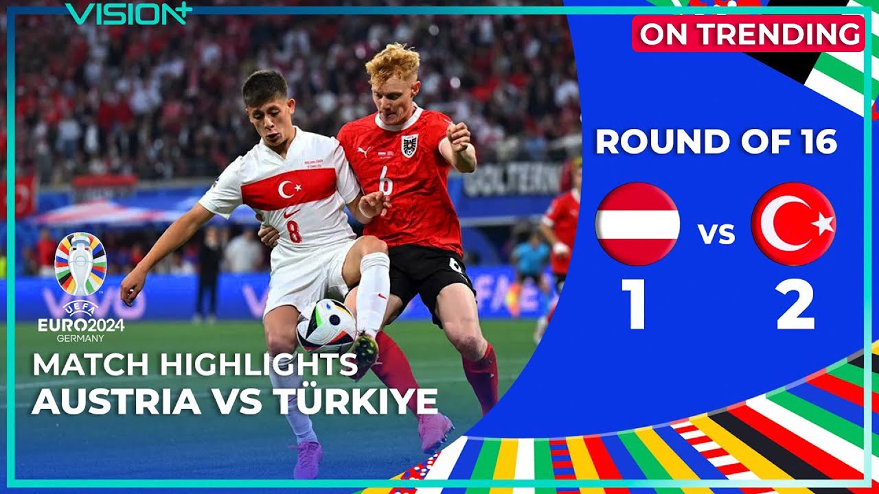 MATCH HIGHLIGHTS: AUSTRIA 1 - 2 TURKI | Round of 16 - UEFA EURO 2024 ...