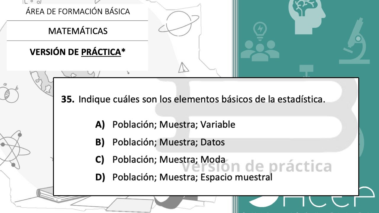 35. Indique cuáles son los elementos básicos de la estadística. - YouTube