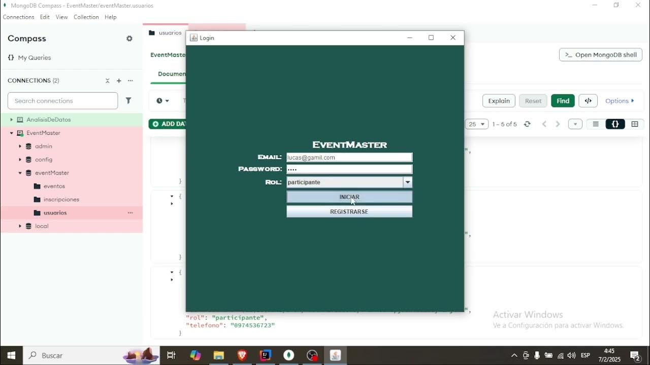 EventMaster- CRUD--IntelliJ IDEA-MongoDB-Proyecto final-POO - YouTube