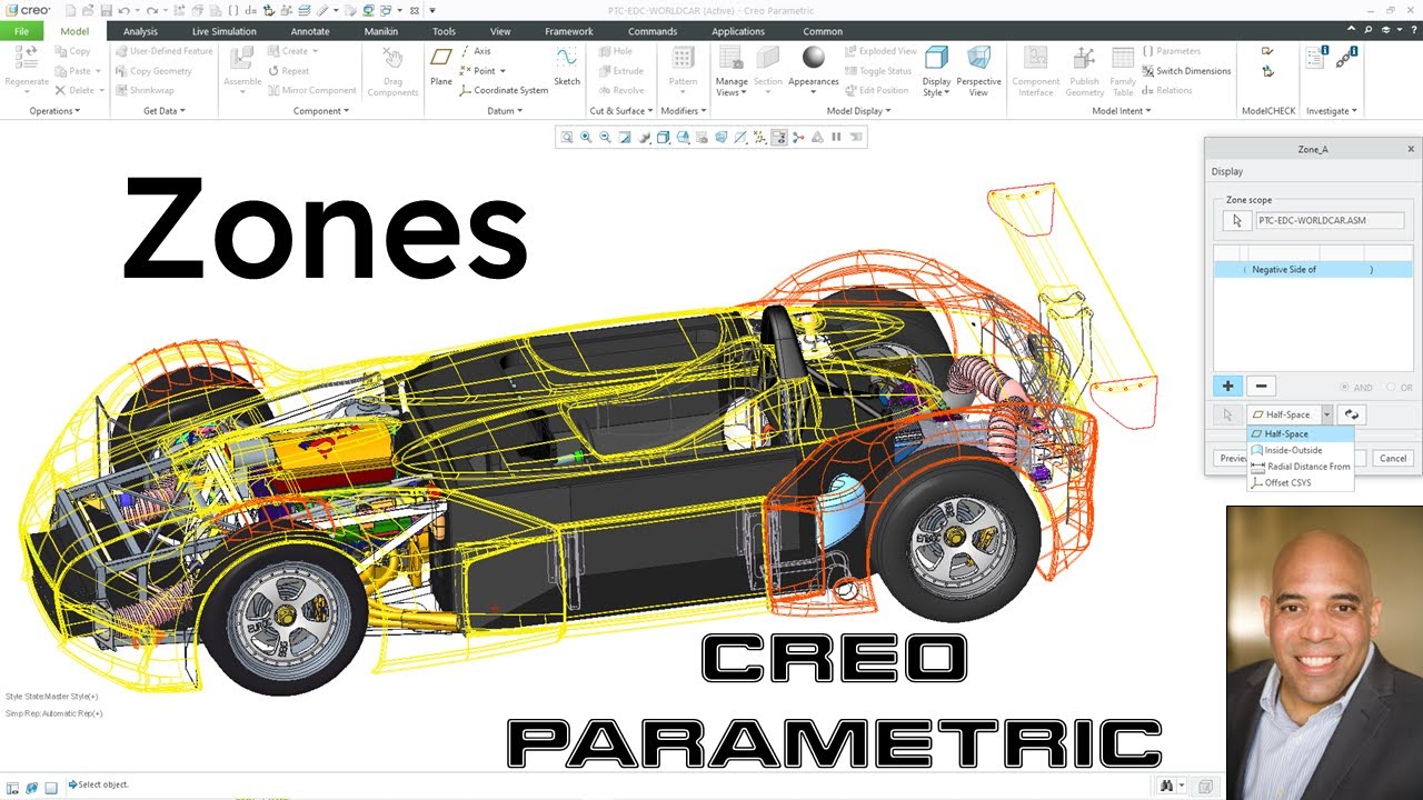 Creo Parametric - Zones - YouTube