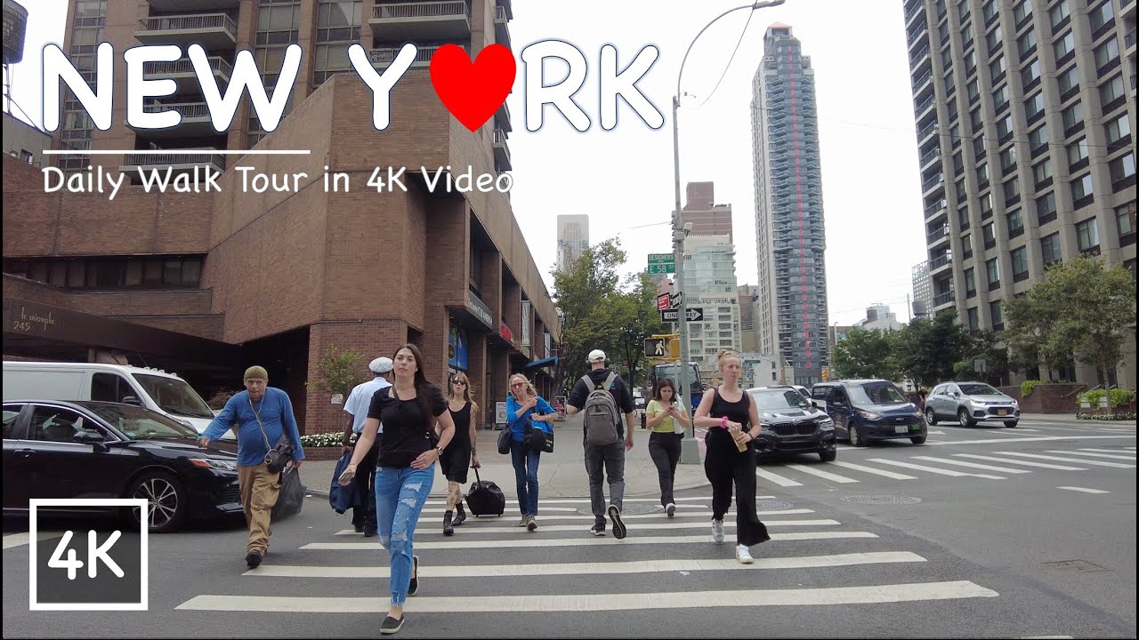 [Daily] New York City, Midtown Manhattan Summer City Walk Tour, 2nd ...