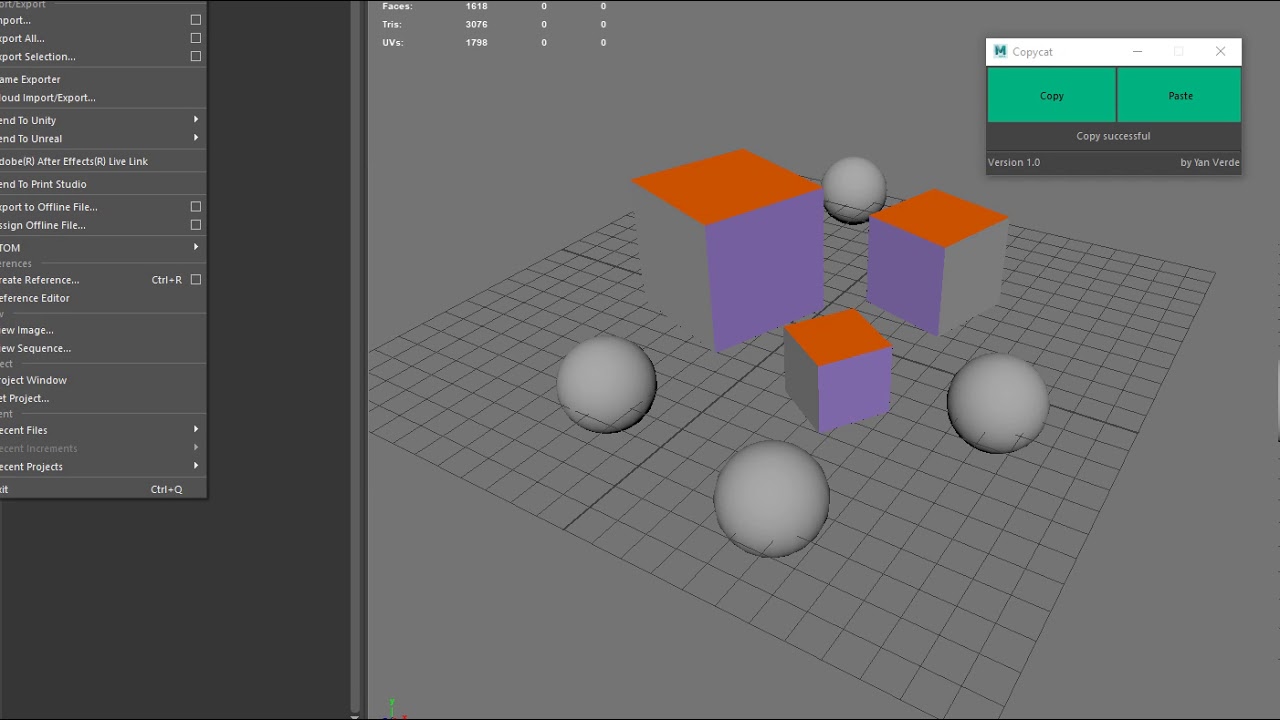 [Maya] Copycat tool - YouTube