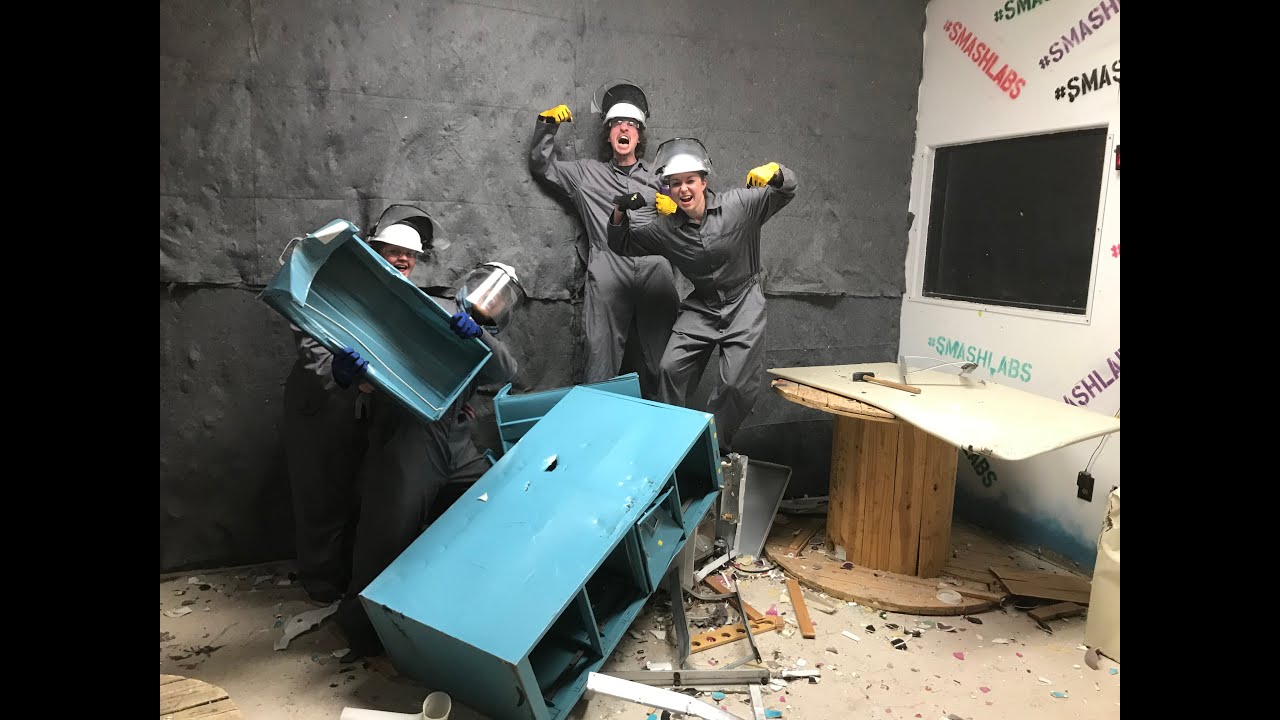 Smash Labs Rage Rooms and Axe Throwing - YouTube