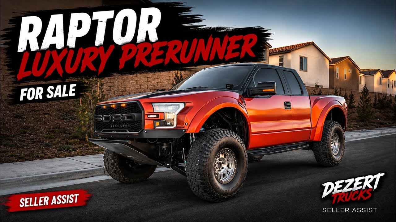 SOLD! Ford Raptor Luxury Prerunner, caged, spring under, race kit, 6.2L ...