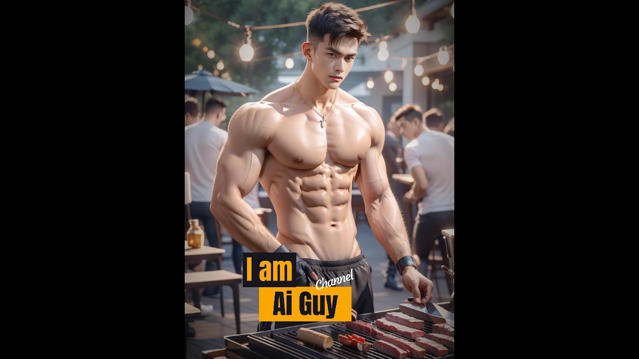 EP 71 I am Ai Guy Channel : Handsome Ai Guy in Barbeque Party - YouTube