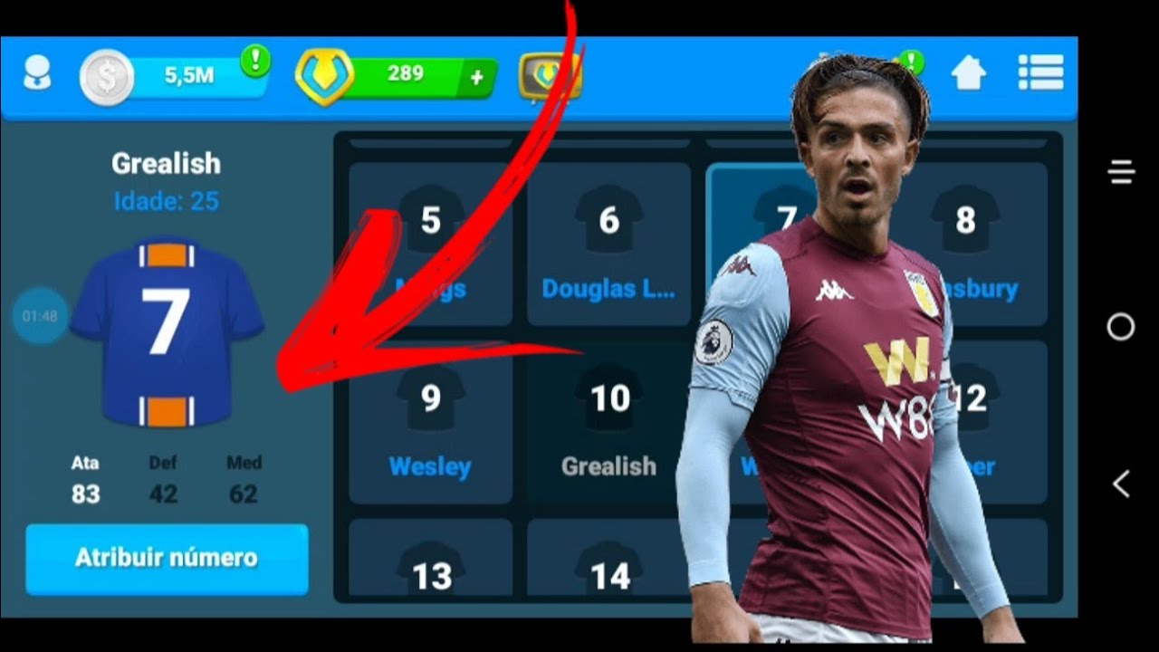 Como mudar a numeração dos jogadores no OSM - YouTube