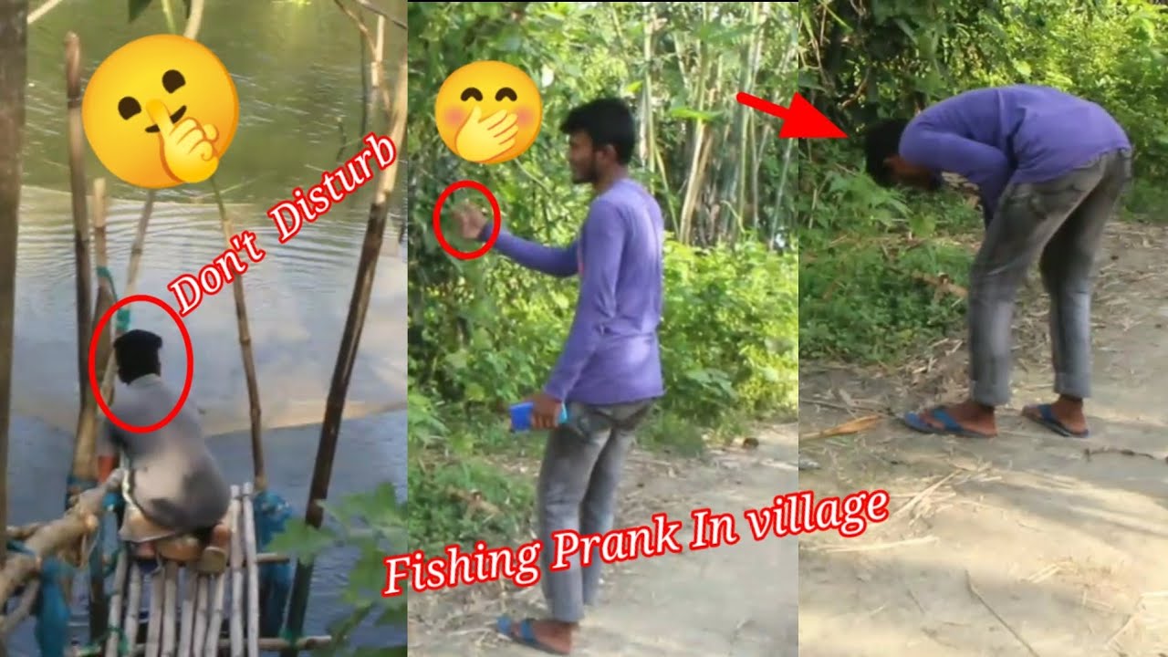 Fishing Prank In Village।New Best Prank Video🤫Prank Boos 420 - YouTube