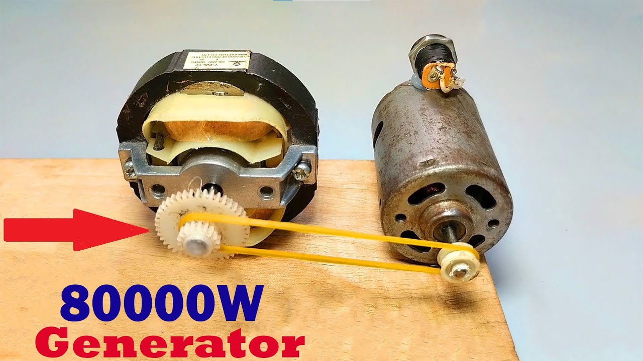 Self starting Free Energy Generator use 775 Motor and Ac 220V motor II ...