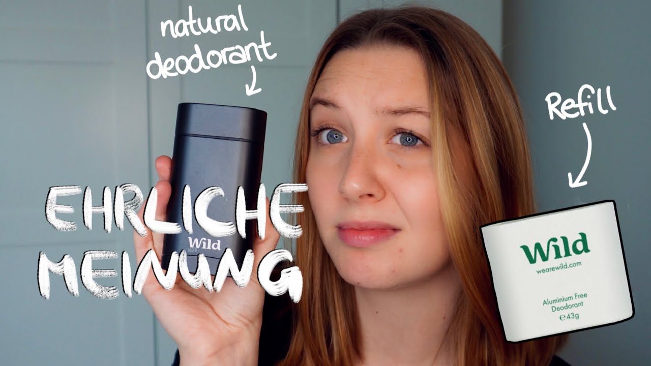 WILD DEO REVIEW - ich teste natürliches Deo mit refill | ftmaddi - YouTube