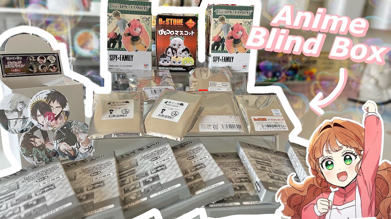 20+ Anime Blind Bag Unboxing ️ || Acrylic stand, figures, plushies ...