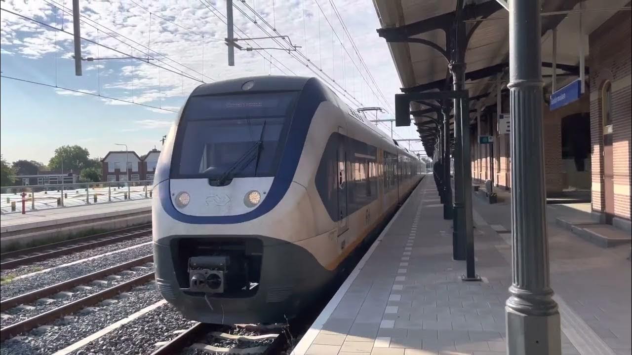 NS SLT 2412+2435 vertrekken van station Geldermalsen - YouTube
