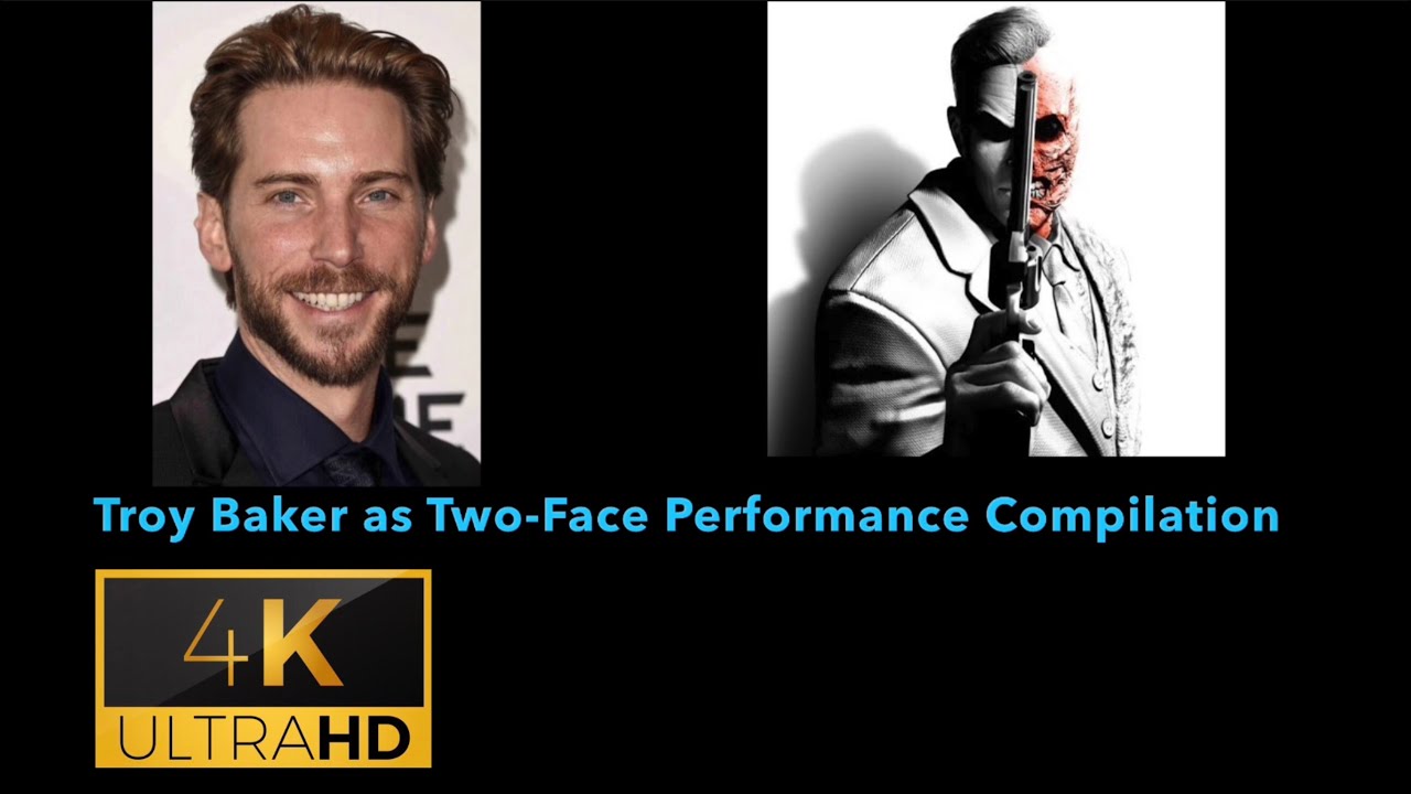 TROY BAKER AS TWO-FACE PERFORMANCE COMPILATION - YouTube