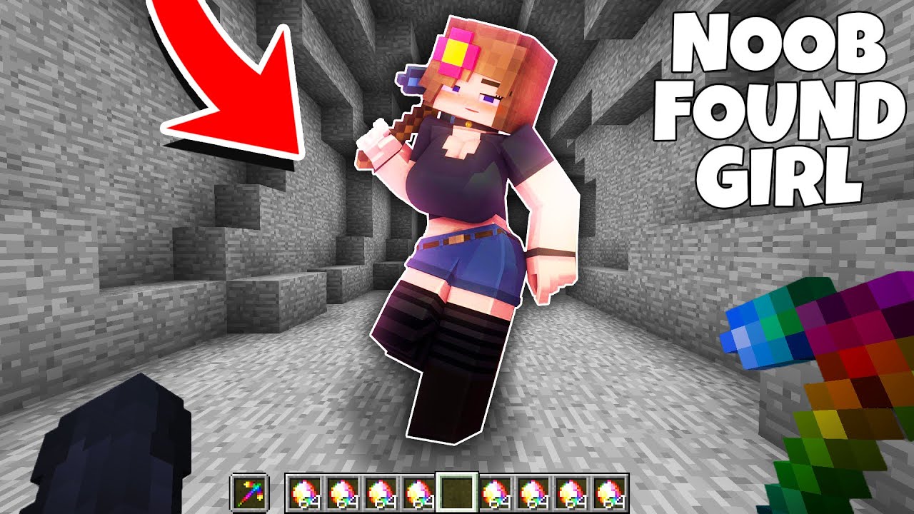NOOB DIG a MINESHAFT and FOUND GIRL in MINECRAFT NOOB vs PRO vs HACKER ...