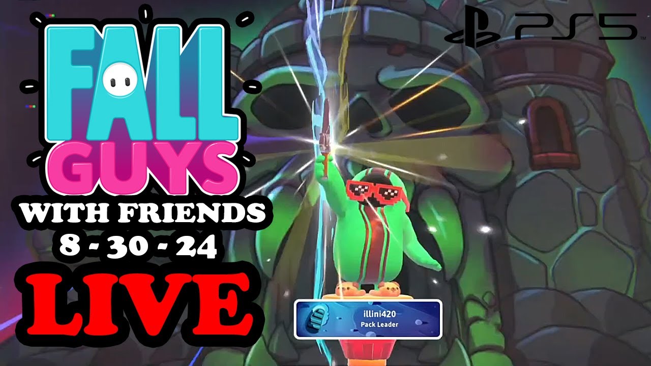 Fri-Deeeeeeeeee Night Fall Guys w/ Some Friends! - Fall Guys Live PS5 ...
