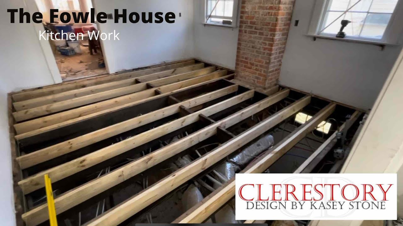 The Fowle House: Kitchen Work - YouTube
