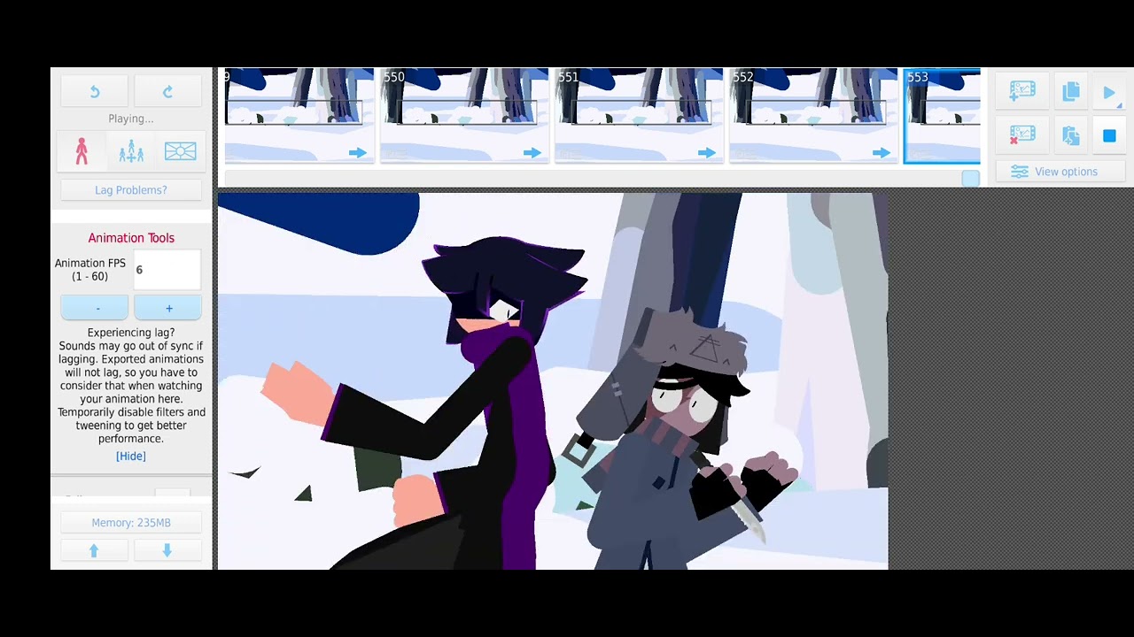 Xavier vs ???/an FPE fan animation/stick nodes/fpe/dangerous forest AU ...