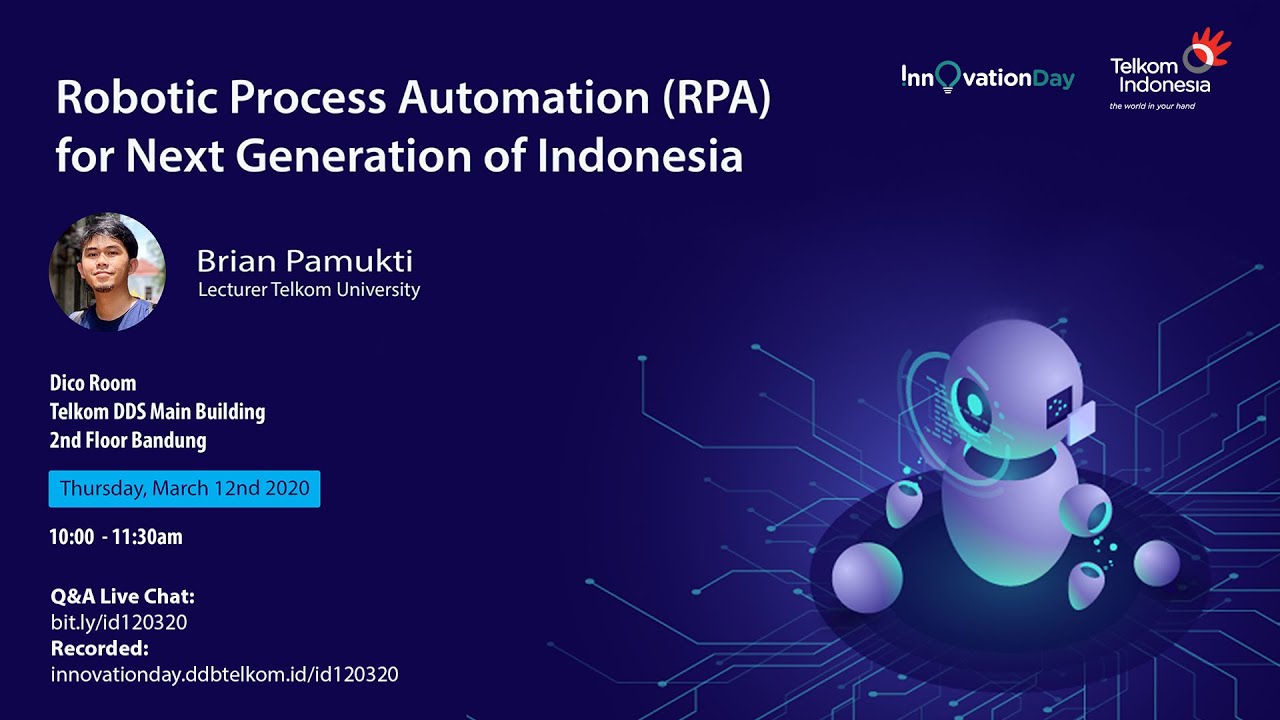 Robotic Process Automation (RPA) for Next Generation of Indonesia - YouTube