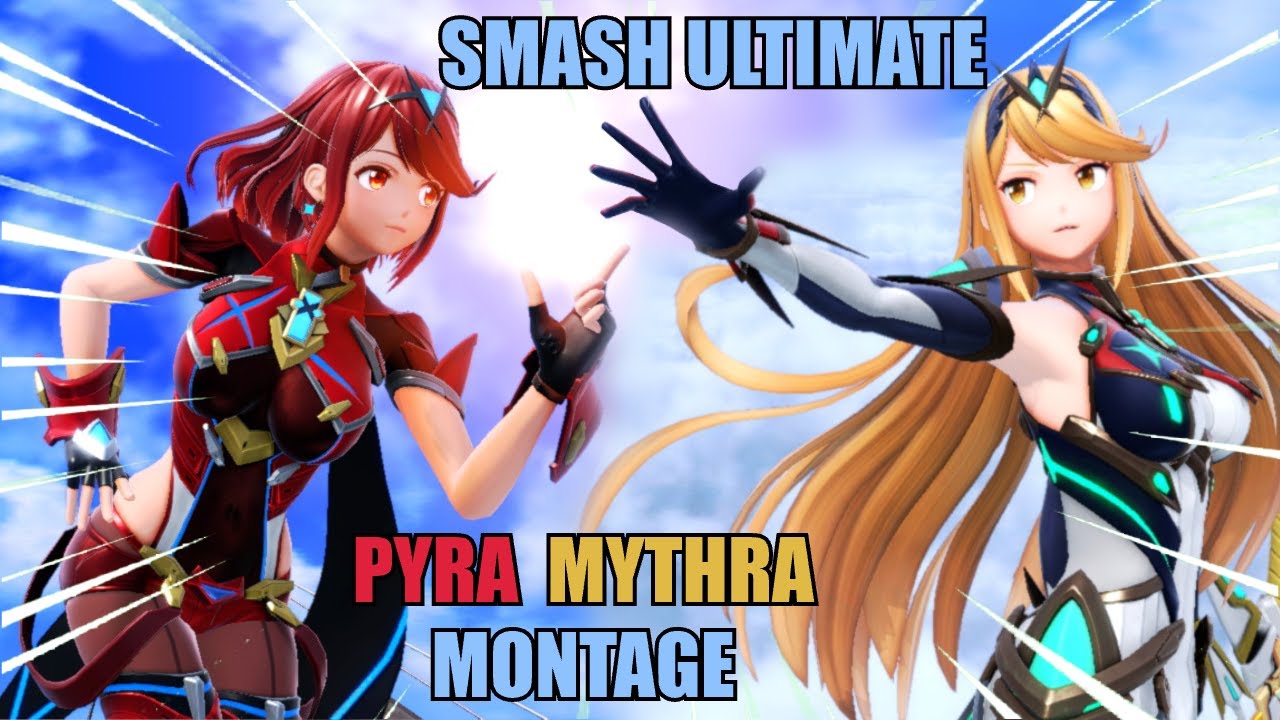 Pyra & Mythra, The Power of the Aegis (Smash Ultimate Montage + Funny ...