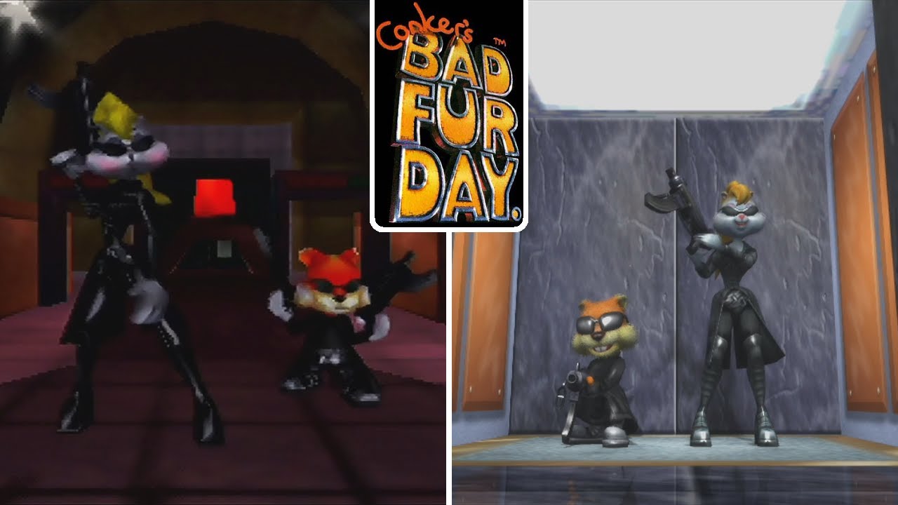 Let's Play Conker's Bad Fur Day VS Live & Reloaded - Chapter 9: Heist ...