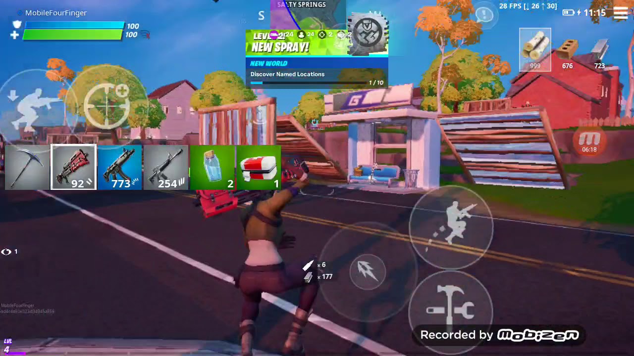 WINNING MY FIRST GAME OF FN MOBILE AGAIN. (vibrate) turn off volume ...