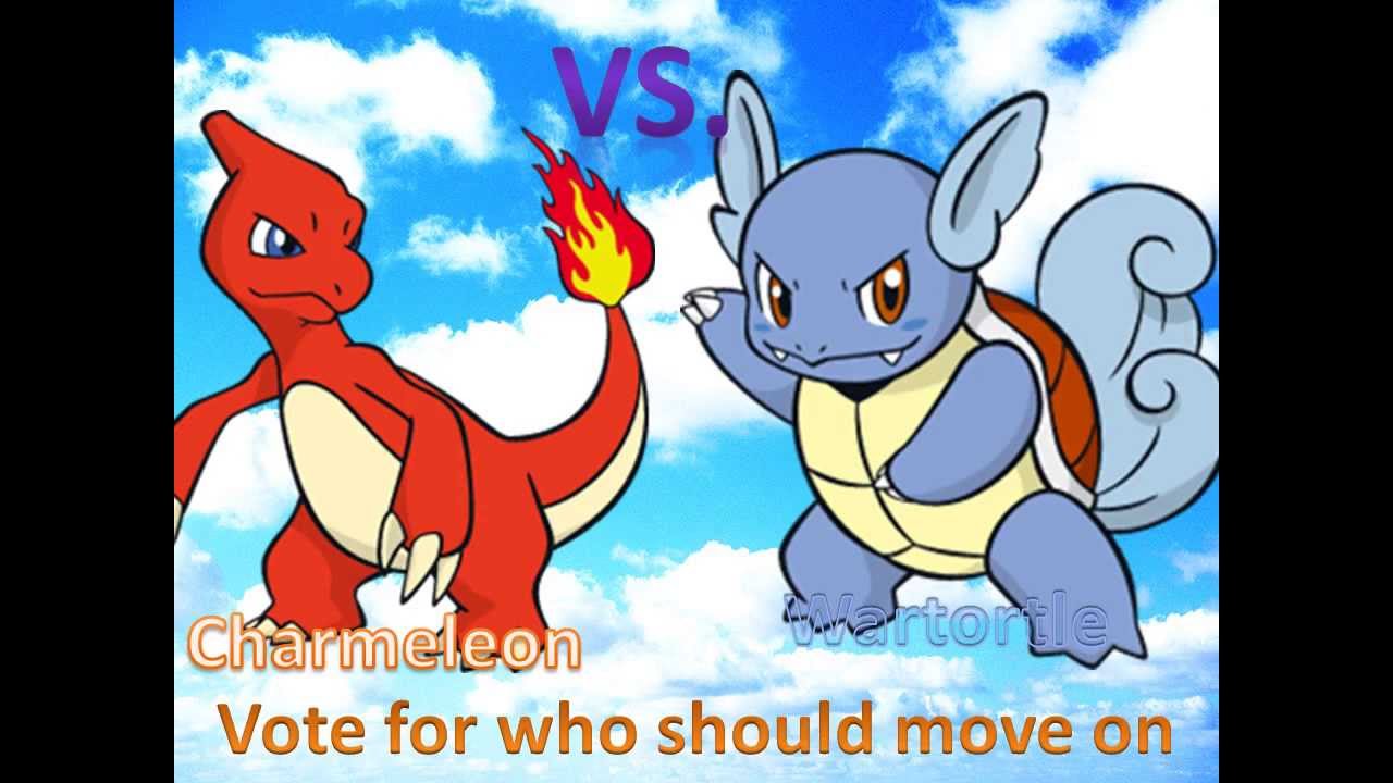 Pokemon Voting ll round 2: match 12: Charmeleon Vs. Wartortle - YouTube