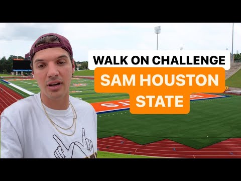 I Try To Walk Onto Sam Houston State’s Football Field - YouTube