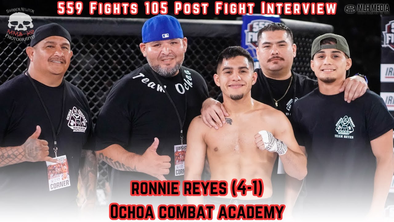 559 Fights 105 Post Fight Interview | Ronnie Reyes Talks KO Win ...