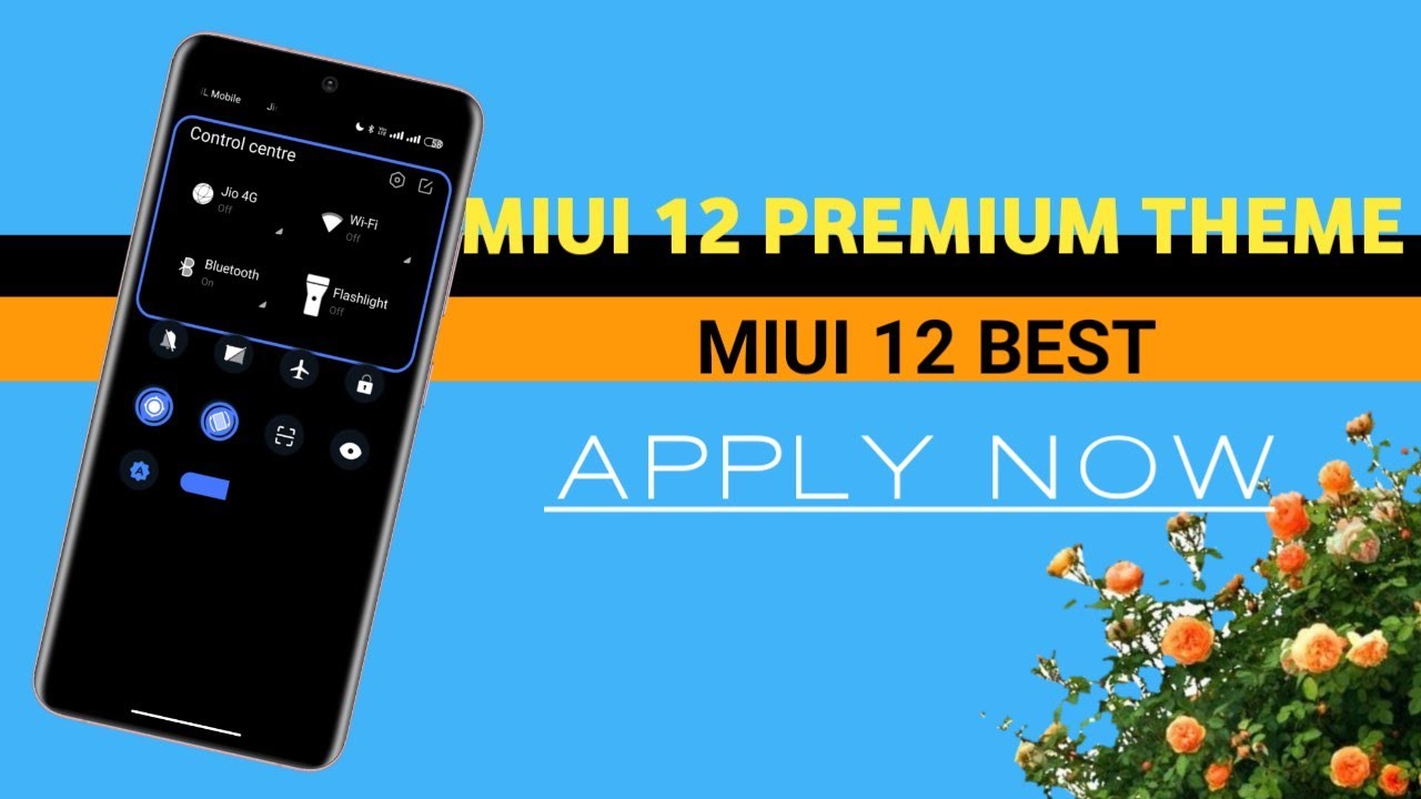MIUI 12 SUPPORTED PREMIUM THEME | MIUI 12 BEST CONTROL CENTER THEME ...