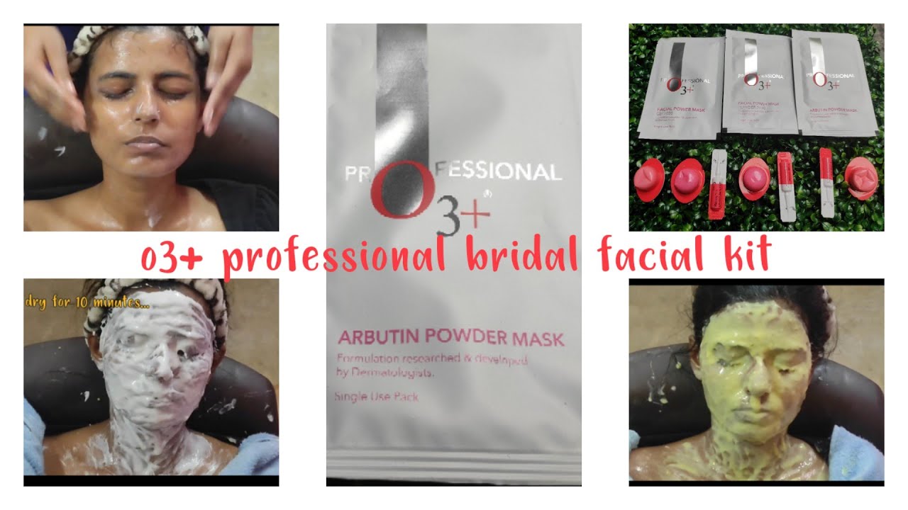 o3+ professional bridal facial kit - YouTube