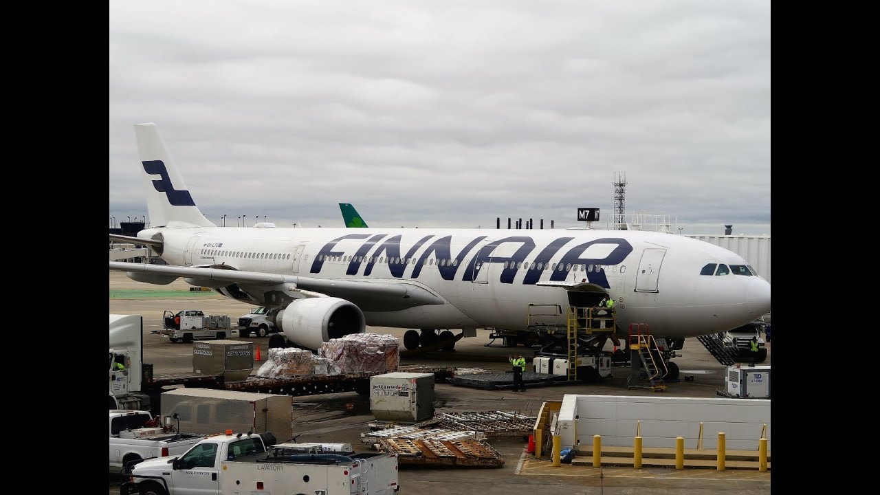 Chicago - Helsinki A330-300 Finnair - YouTube