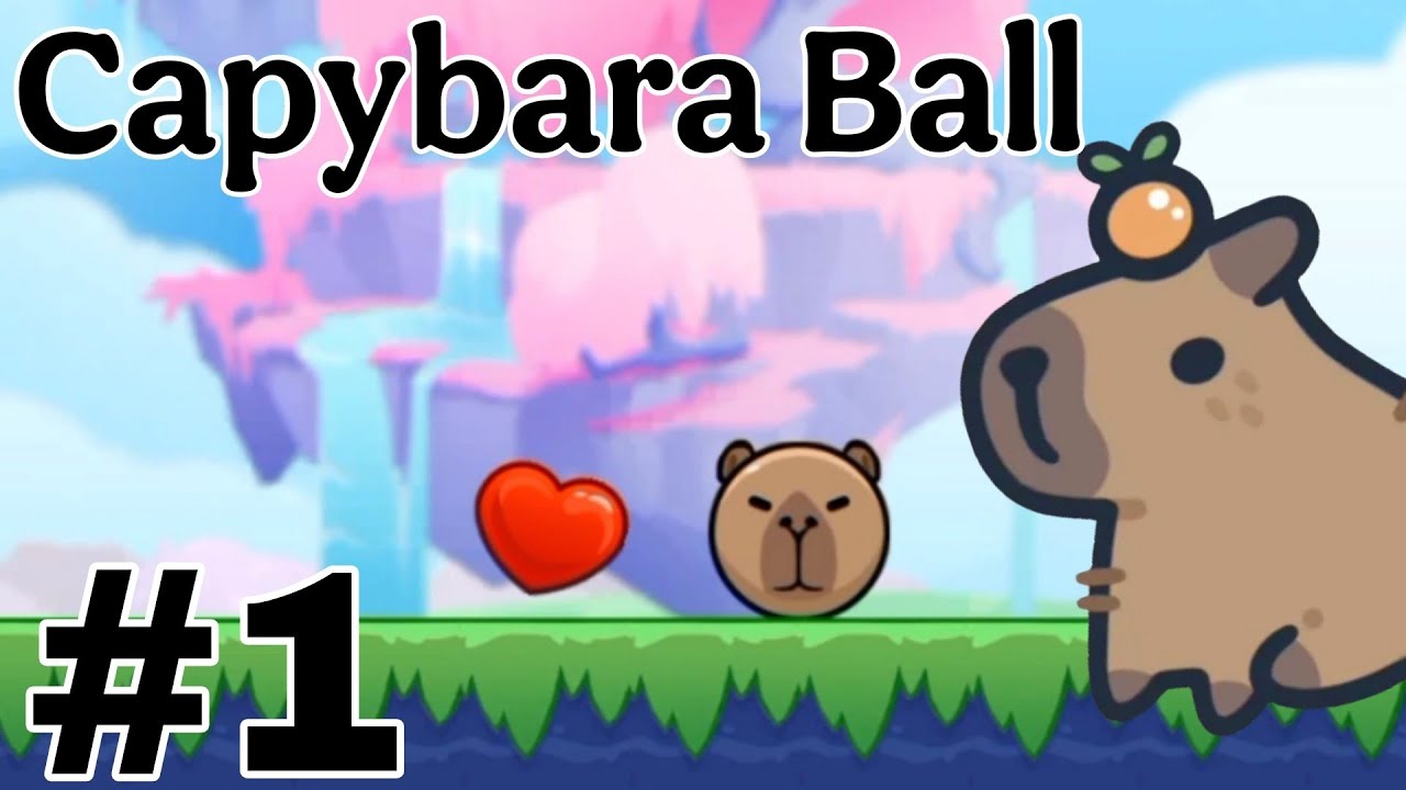 THE CUTEST ADVENTURES EVER, START!!! Capybara Ball - YouTube