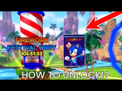 HOW TO UNLOCK THE FIREWORK FESTIVAL OBBY IN SONIC SPEED SIMULATOR ...