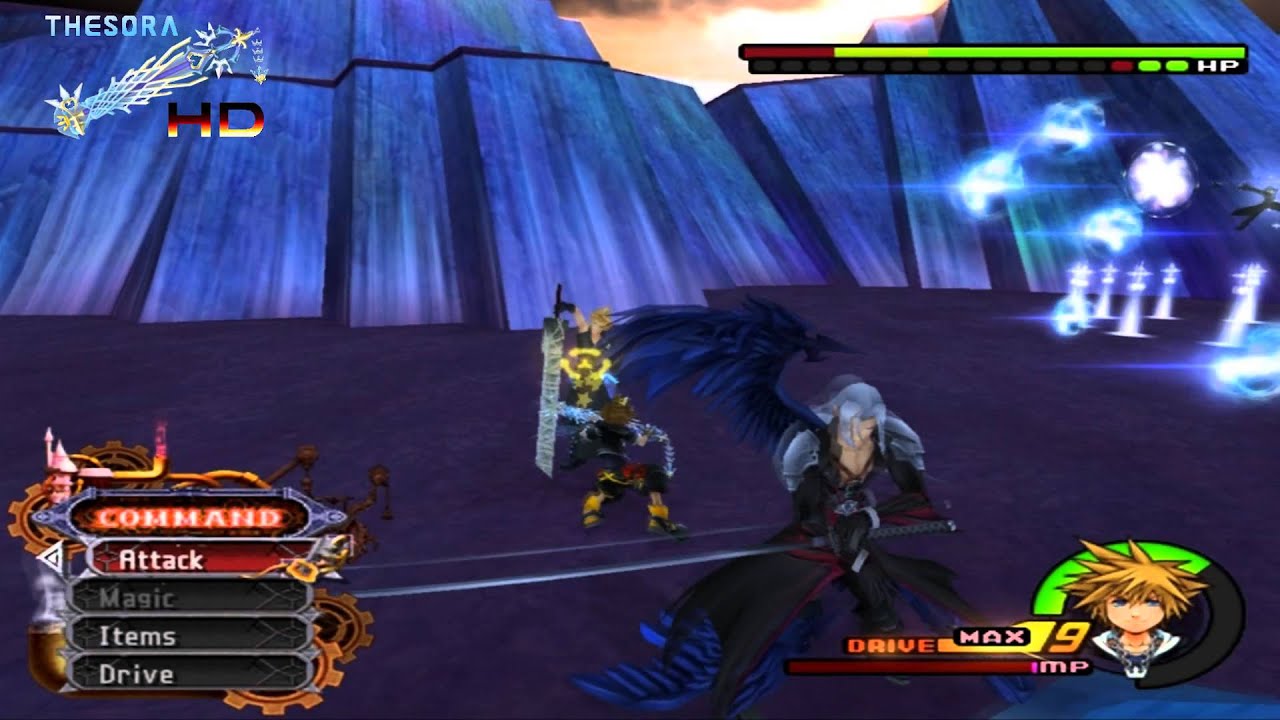 KH2FM HD Hacked Fight: Sora and Sephiroth vs Cloud and Roxas [NC] - YouTube