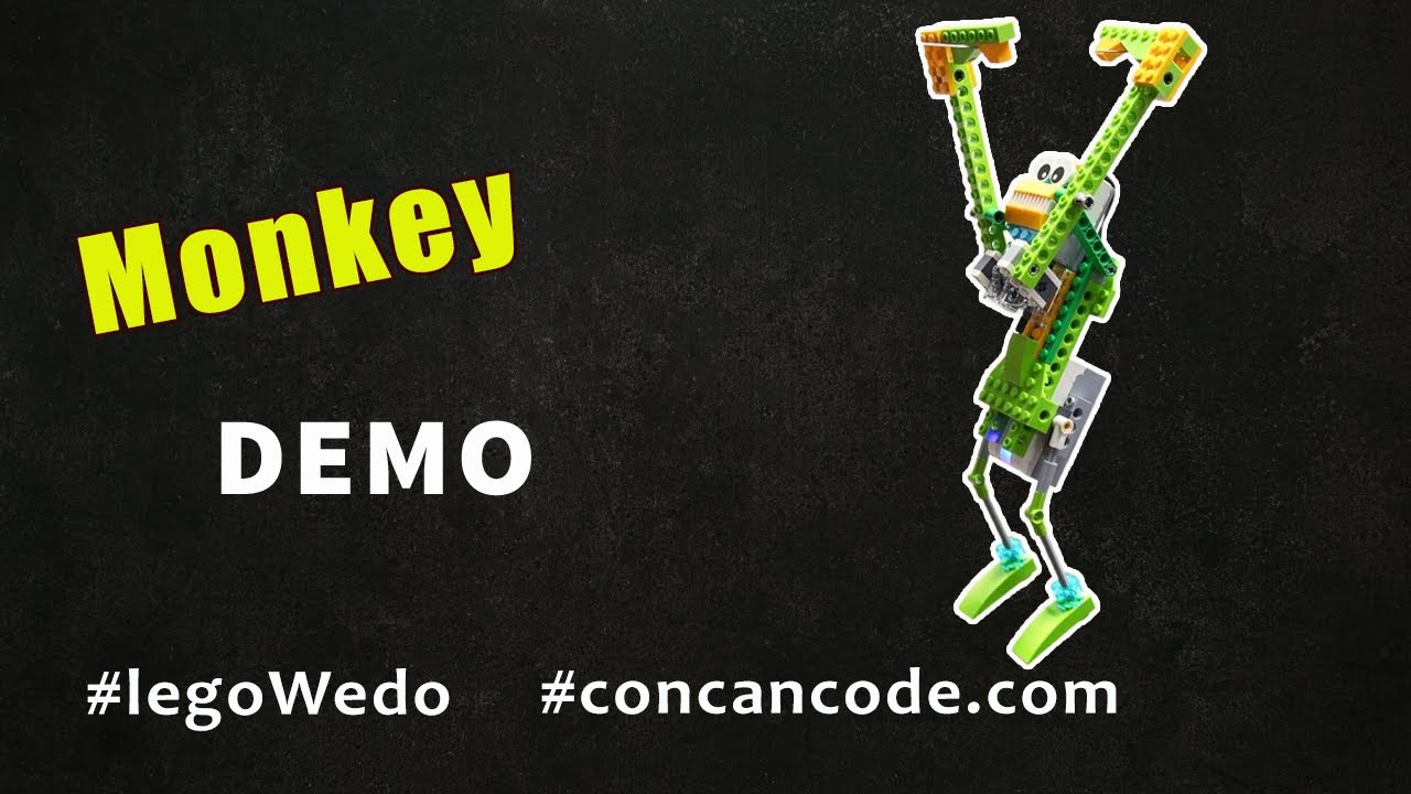 Lego Wedo Monkey Demo | Mô hình khỉ với Lego Wedo - YouTube