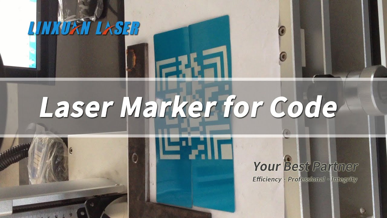 Fiber Laser Marking Machines for QR Code Sample, Mini Laser Engraver ...