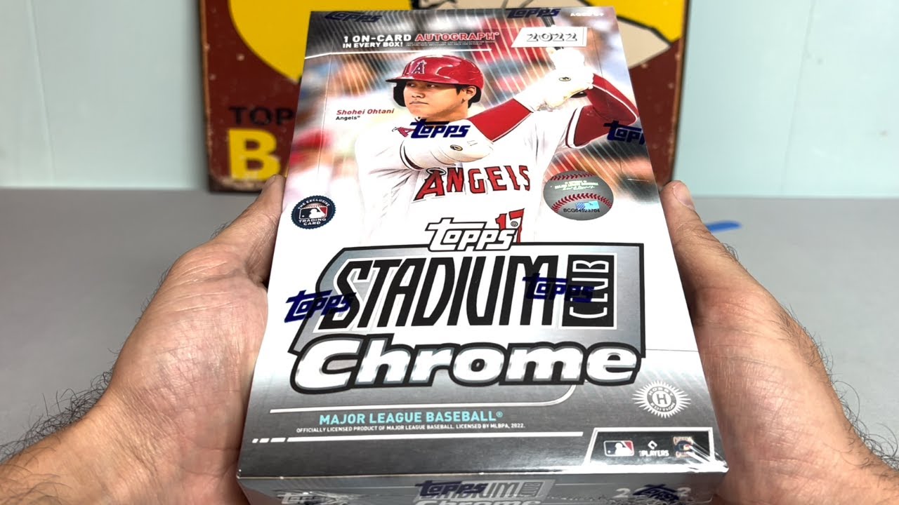 2022 Topps Stadium Club Chrome Hobby Box - New Release!!! - YouTube