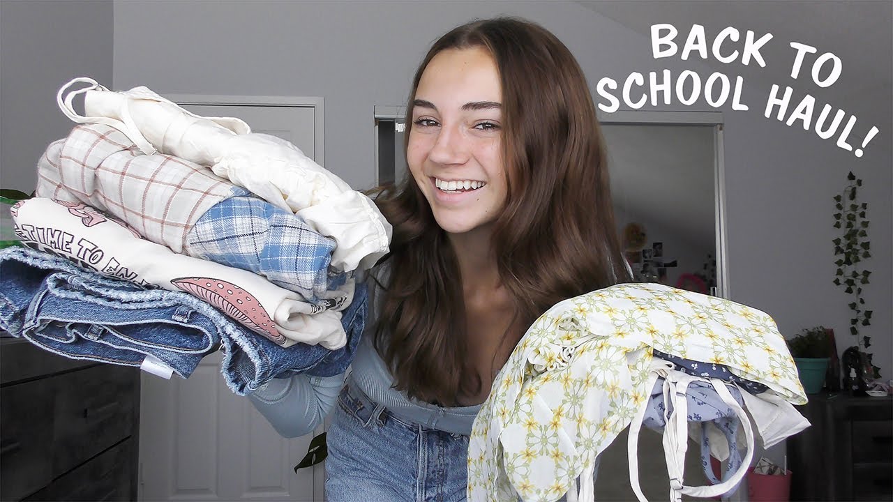 MY BACK TO SCHOOL HAUL - SO EXCITED! | Kayla Davis - YouTube