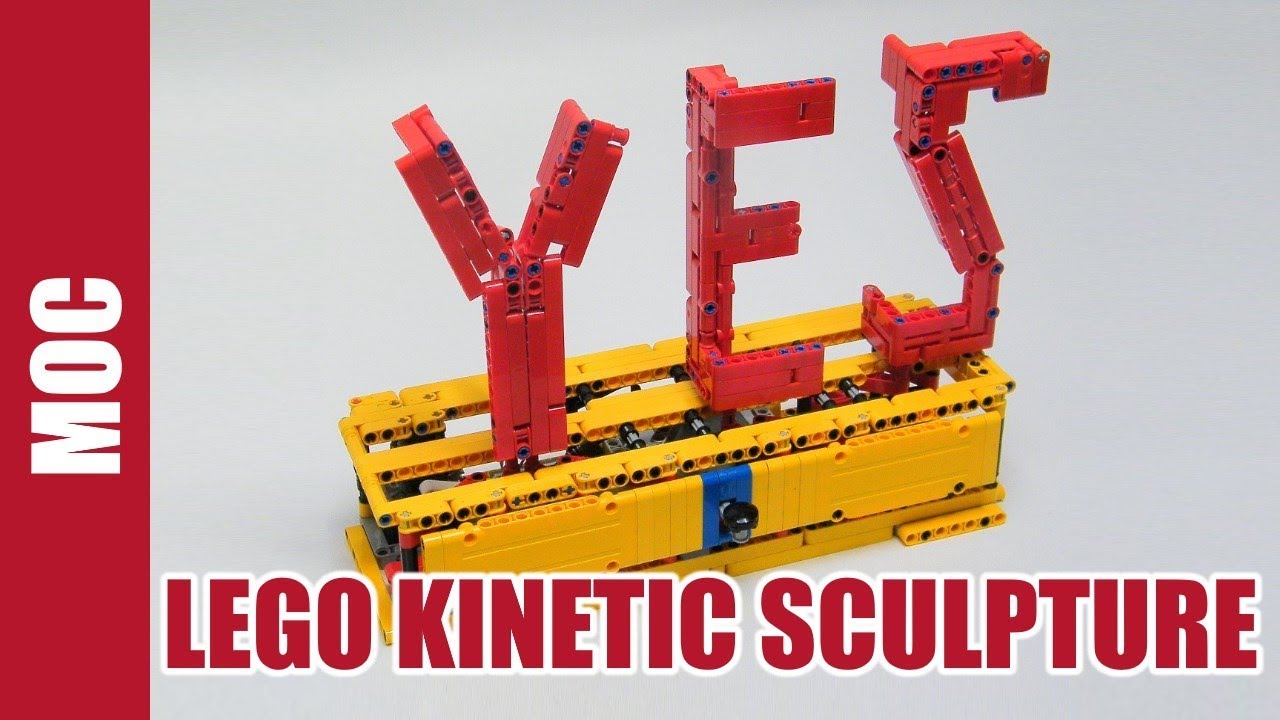 Lego Technic - Kinetic Sculpture - Yes / No By Nico71 - YouTube