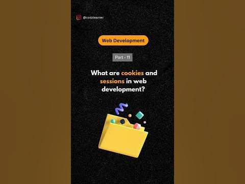 What are cookies and session in web development🤔🤔 | #shorts # ...