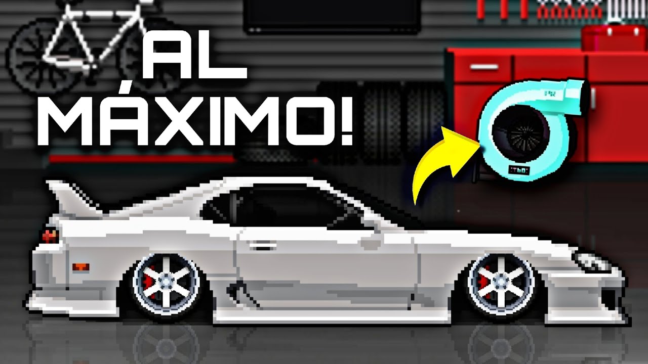 MODIFICANDO UN TOYOTA SUPRA (+3000 HP) // Pixel car racer // Pro league ...