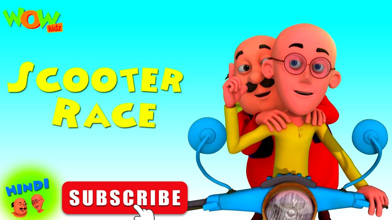 #motupatlu #motu Motu Patlu Scooter race gameplay |motu Patlu| - YouTube