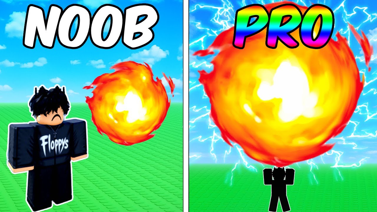 NOOB to PRO in Roblox Fireball Training - YouTube