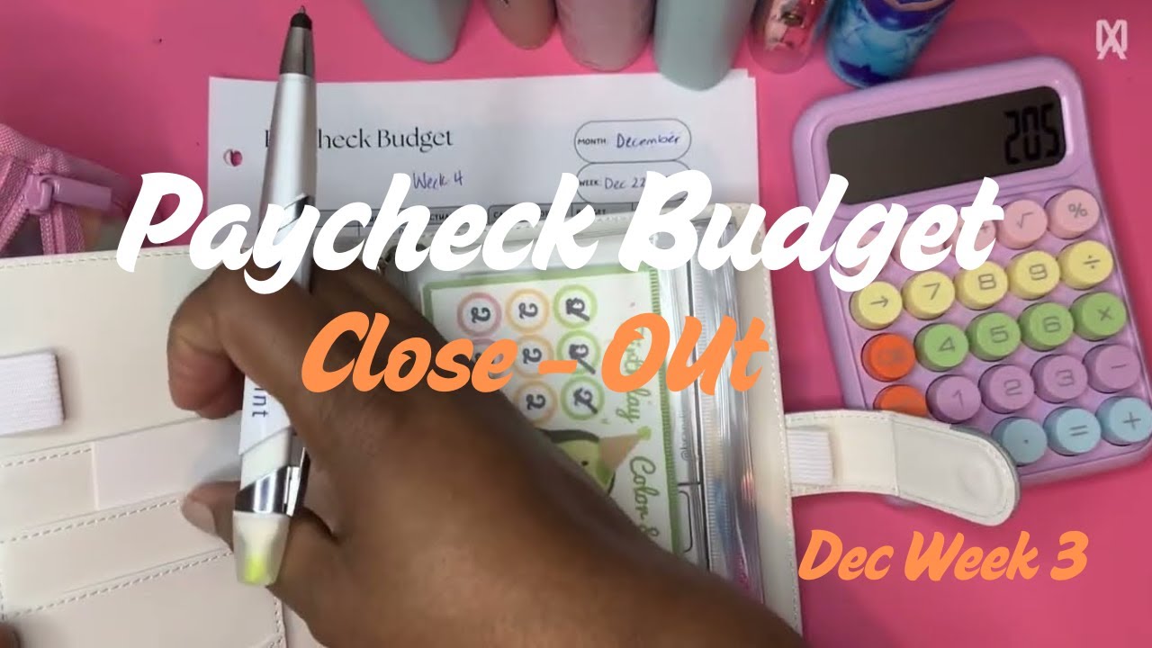 LAST Paycheck Close-Out 2024 | Debt Free Journey - YouTube