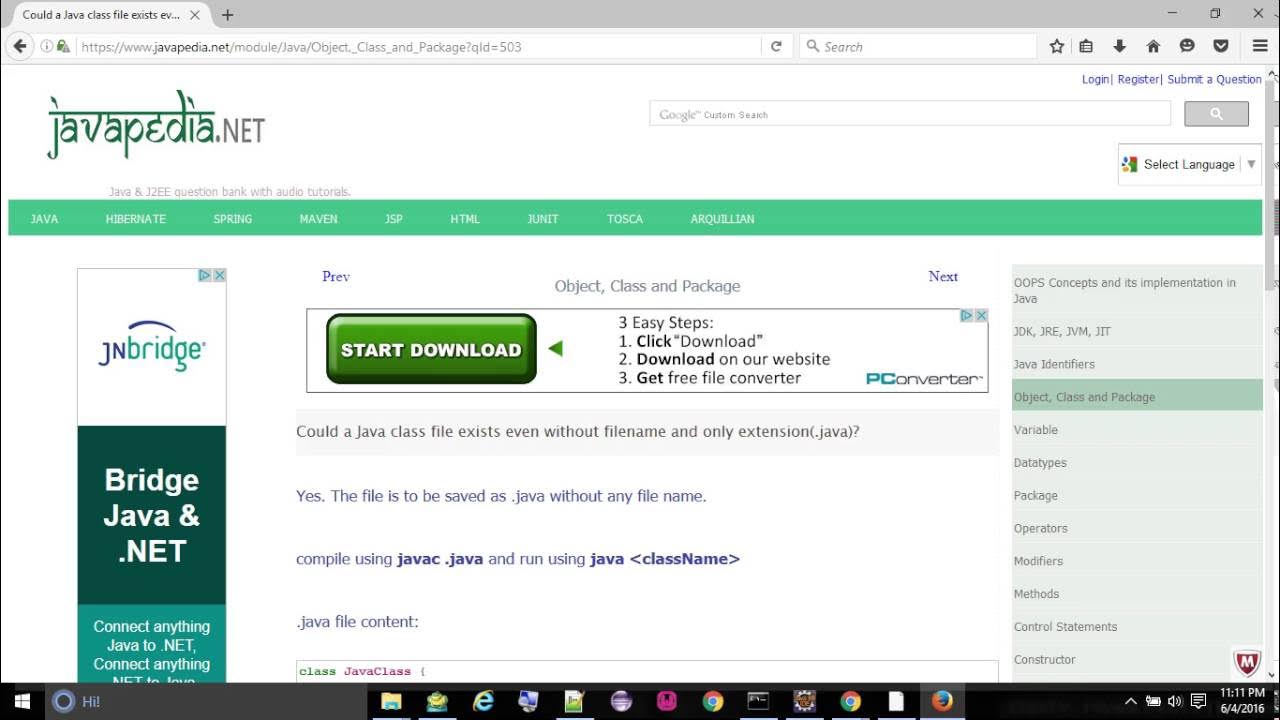 Could a Java class file exists even without filename and only extension ...