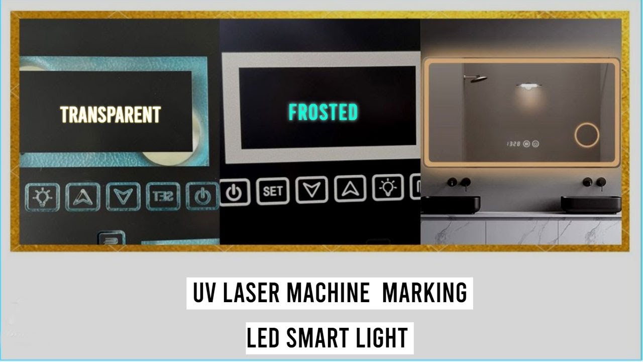 UV laser marking machine for Smart mirror, led display screen marking ...