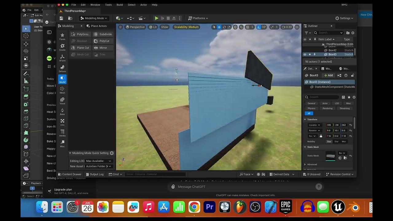 I Built My House in UE5 (Beginner Unreal Engine Timelapse) - YouTube