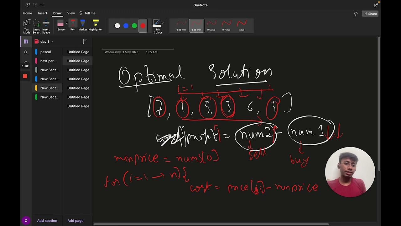 Best time to buy and sell Stock Leetcode | Striver SDE Sheet day 1 | Click and Code - YouTube