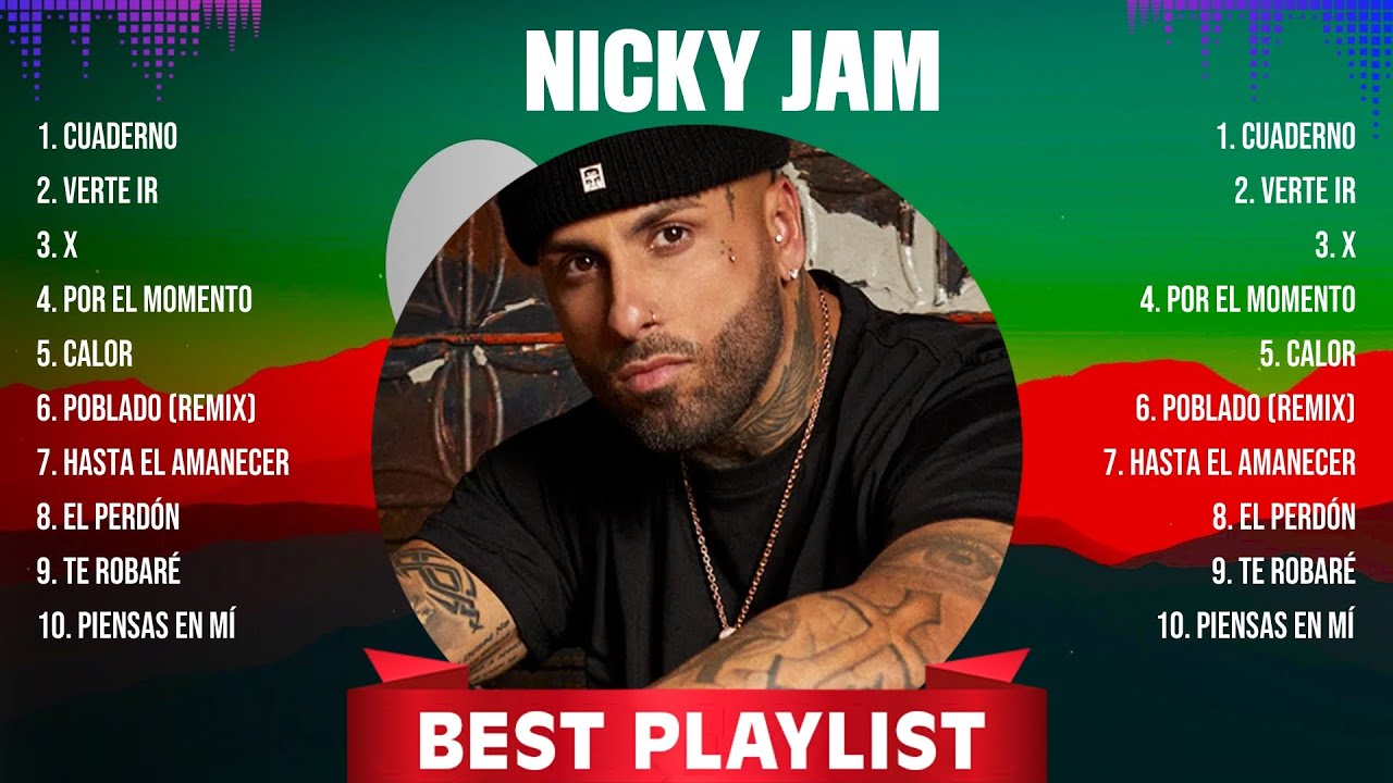 Nicky Jam Greatest Hits Full Album ️ Top Songs Full Album ️ Top 10 Hits ...